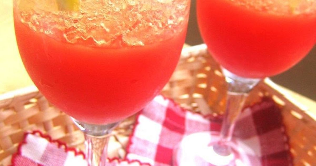 Glittering Watermelon & Shiny Jelly Recipe By Cookpad.Japan