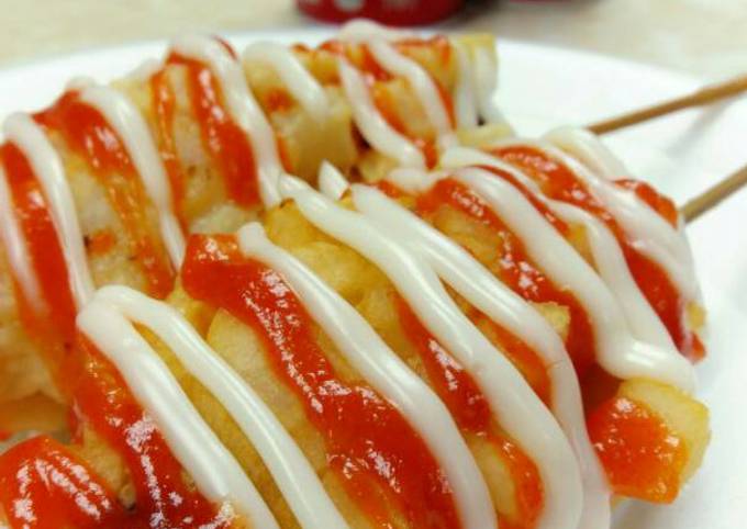 Resep Hottang (hot kentang) Makanan kesukaan anak2, selain bikinnya ...