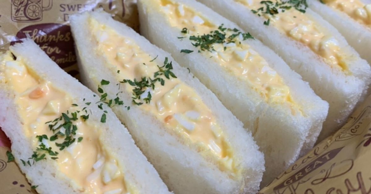 Sandwiches ♡ Our Family’s Classic Egg Salad Sandwiches Recipe By Sunsunよっぴい