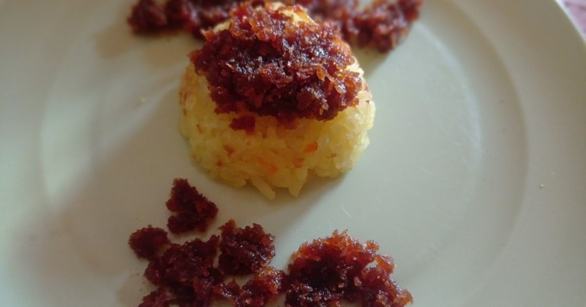 Resep ketan inti kuning rumahan enak dan mudah - Cookpad