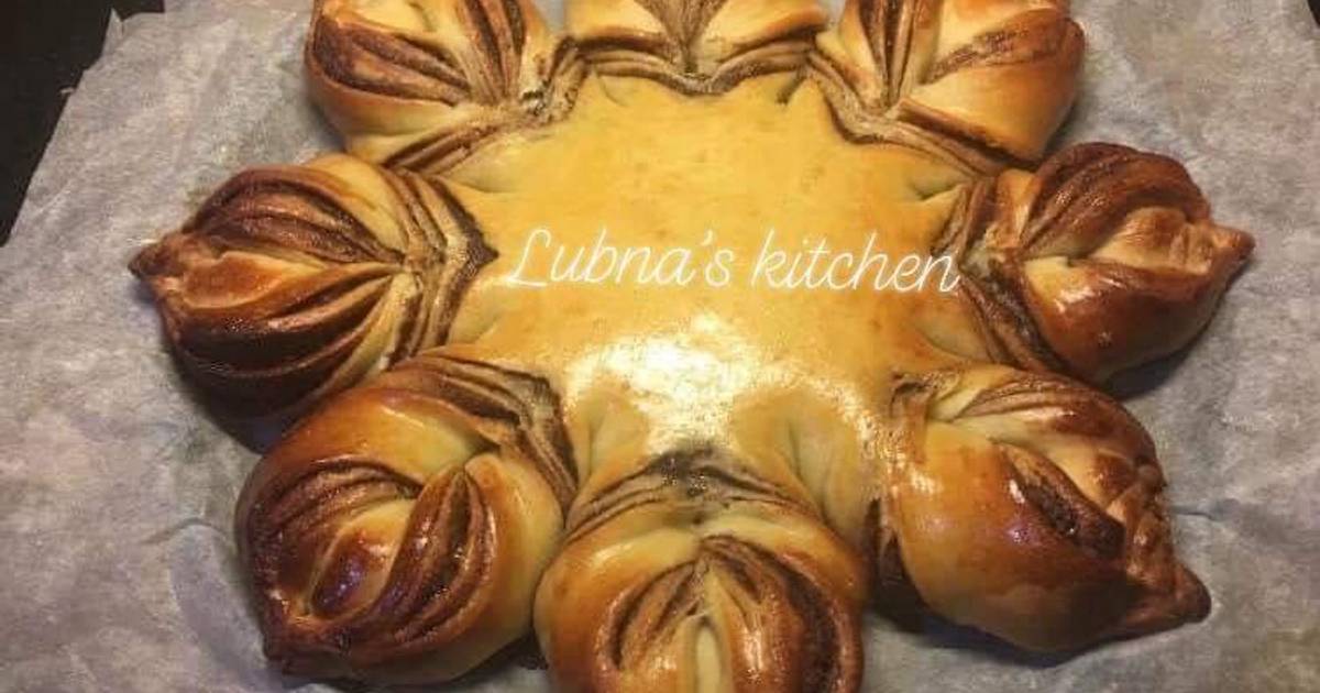 Nutella Star Bread : Recipe by Lubna’s Kitchen - Cookpad