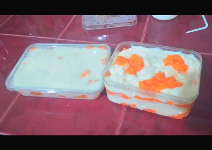 Resep Dessert setup mangga dan roti tawar oleh DapurHanin - Cookpad