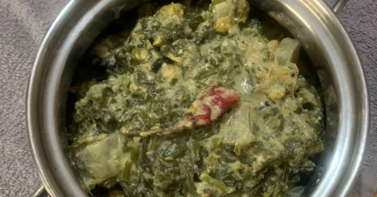 Muli Ka Saag (Radish Leaves) With Peanut Recipe by Swagatika - Cookpad