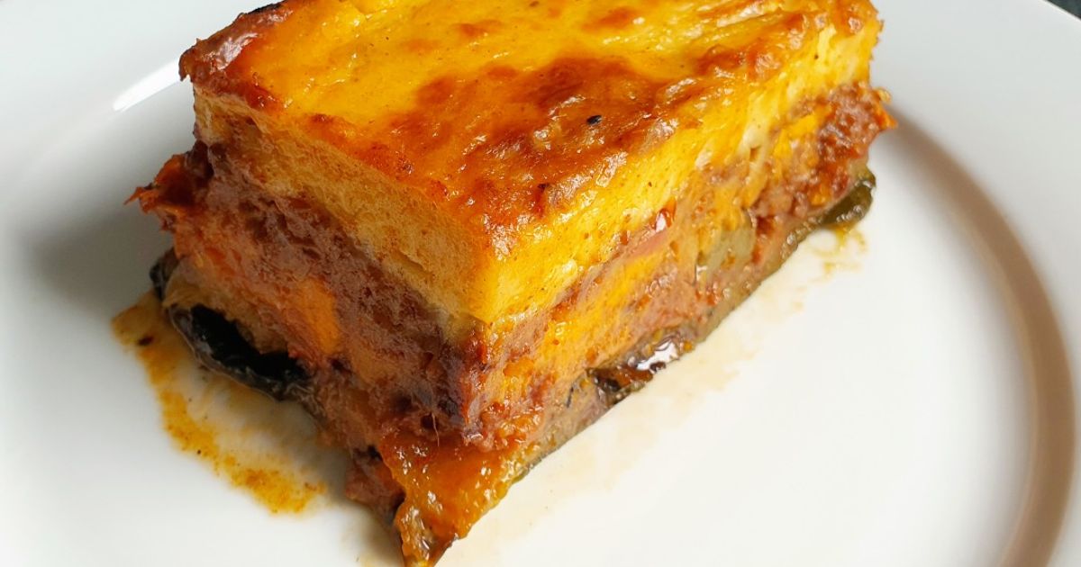 Moussaka Without Oil Or Frying – With Grilled Vegetables Recipe by ...