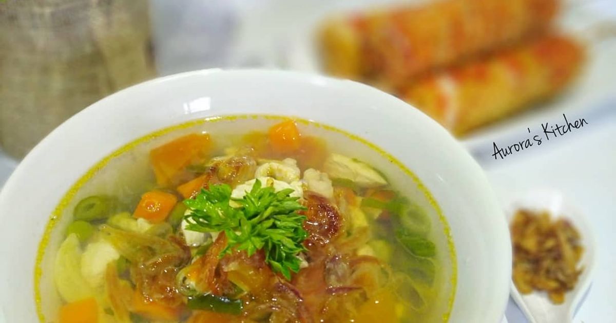 Resep Chicken Soup Express oleh Aurora's Kitchen - Cookpad