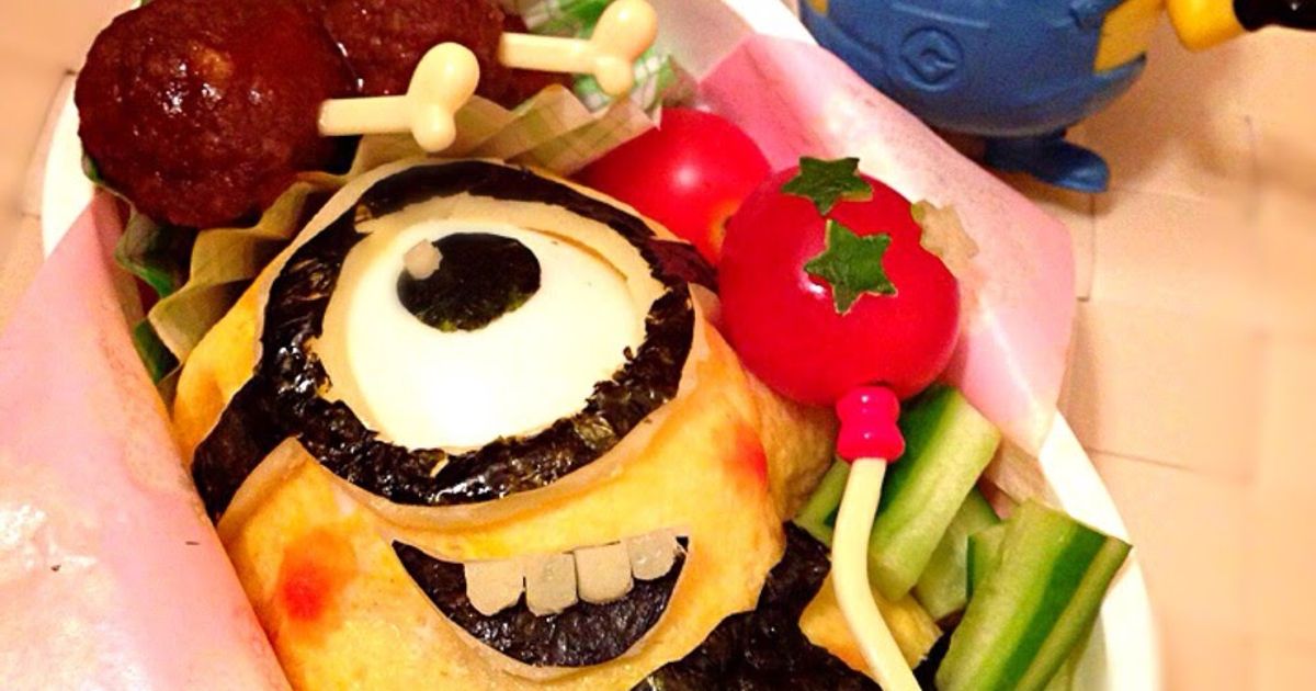 Bento With Minions From "Despicable Me" Recipe By Cookpad.Japan