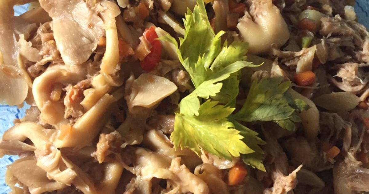 Resep 21. Suir ayam jamur tiram teriyaki oleh fika ahdina - Cookpad