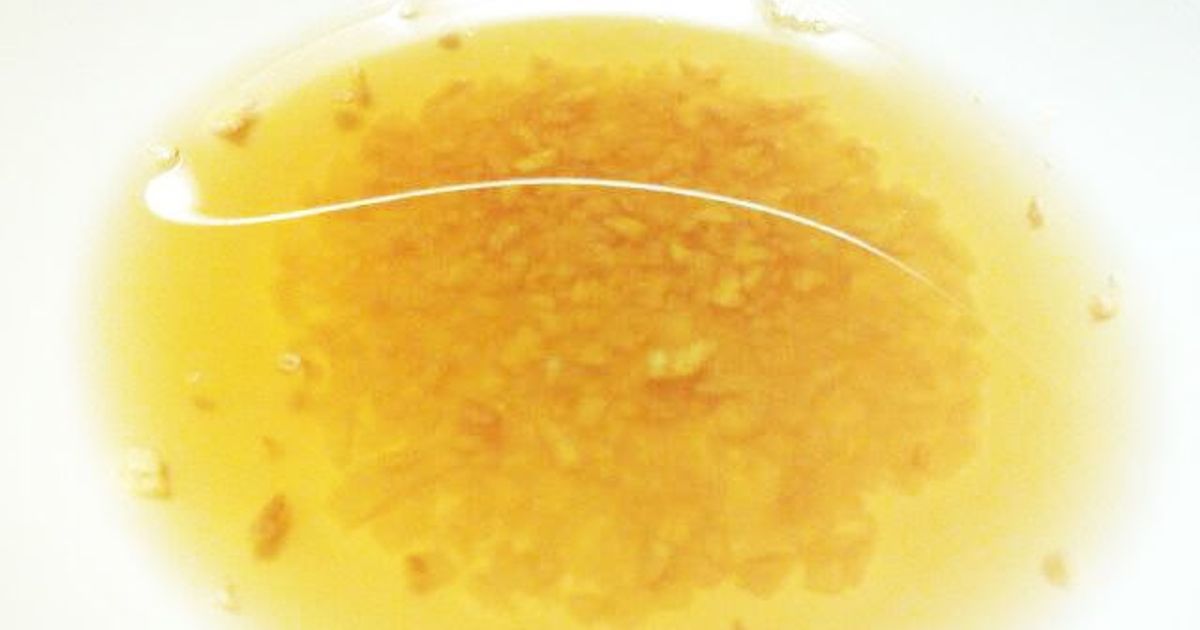 Homemade Garlic Sesame Oil Recipe By Cookpad.Japan