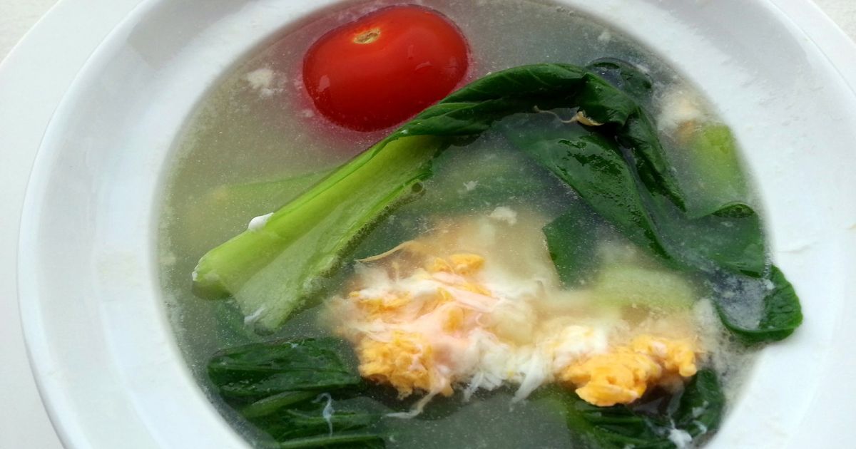 Bak Choy And Egg Soup Recipe By Lyii G