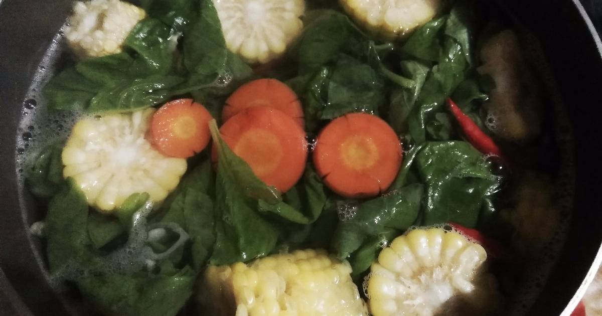 Resep Rebus Bayam Jagung oleh Mother Yes - Cookpad