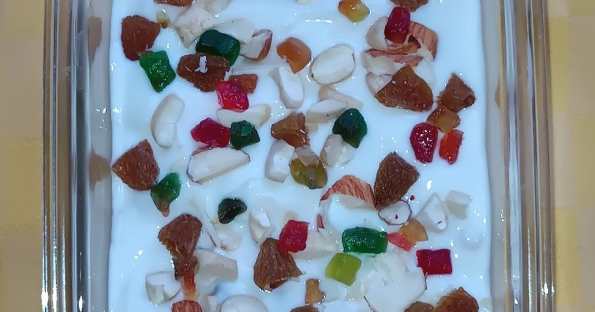 Healthy Fat Tutty Fruity Nutty Shrikhand Recipe by Sangita Vyas - Cookpad