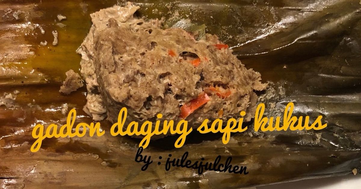 Resep Gadon Daging Sapi Kukus#Ketofood oleh julesjulchen - Cookpad