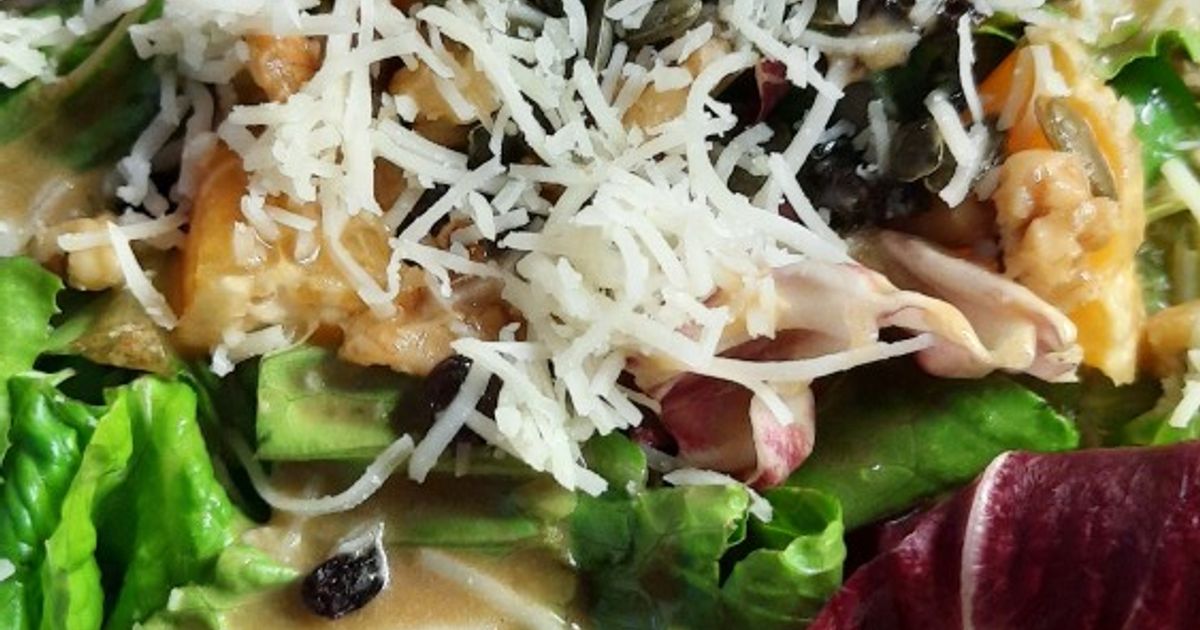 Ονειρική πράσινη σαλάτα με πορτοκάλι και βινεγκρέτ πορτοκαλιού Συνταγή ...