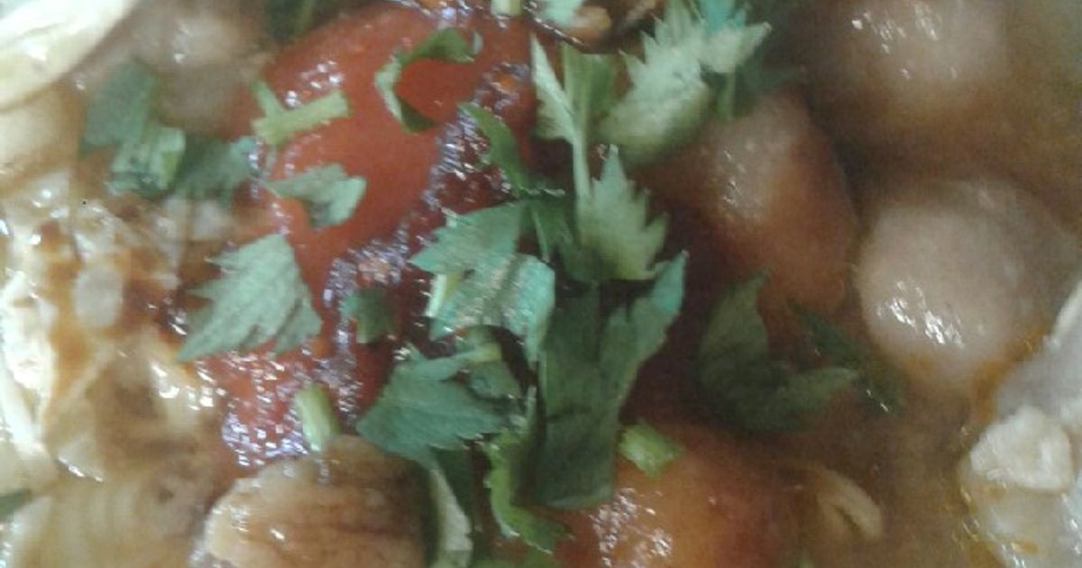 Resep Bakso Sapi Makyus oleh Fitri Yana - Cookpad