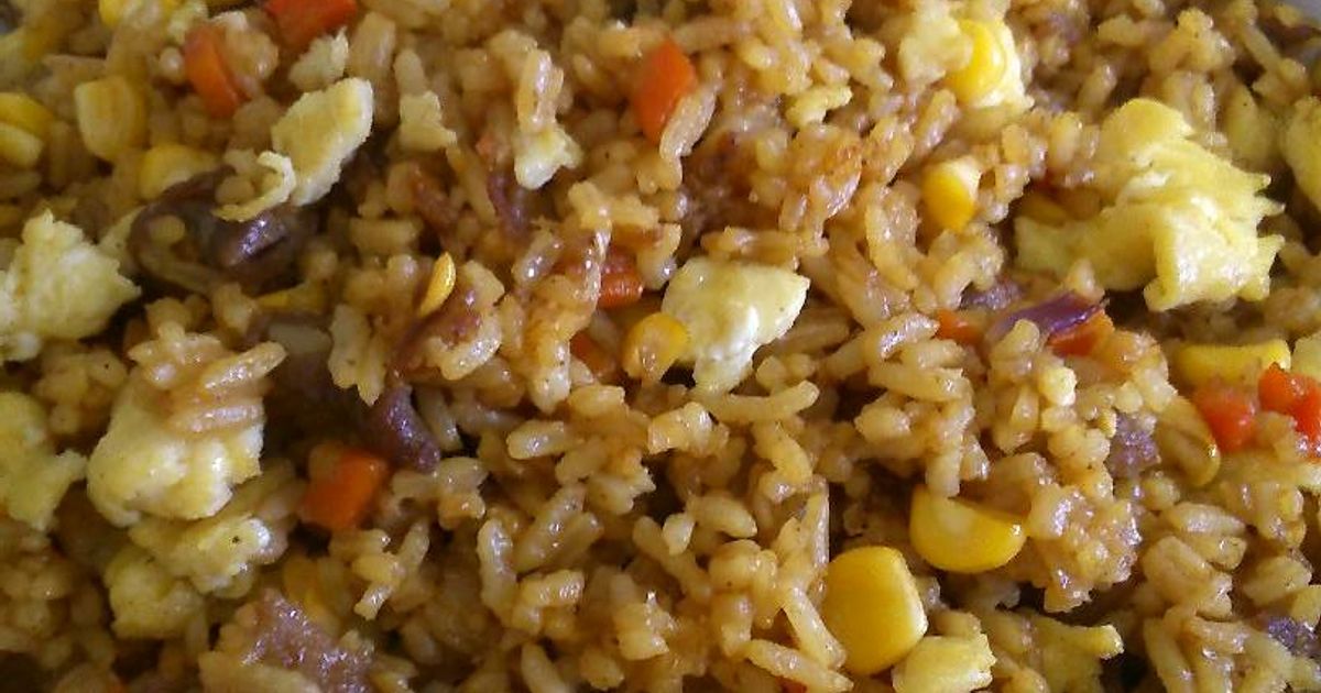 Resep nasi goreng babi slice rumahan enak dan mudah - Cookpad