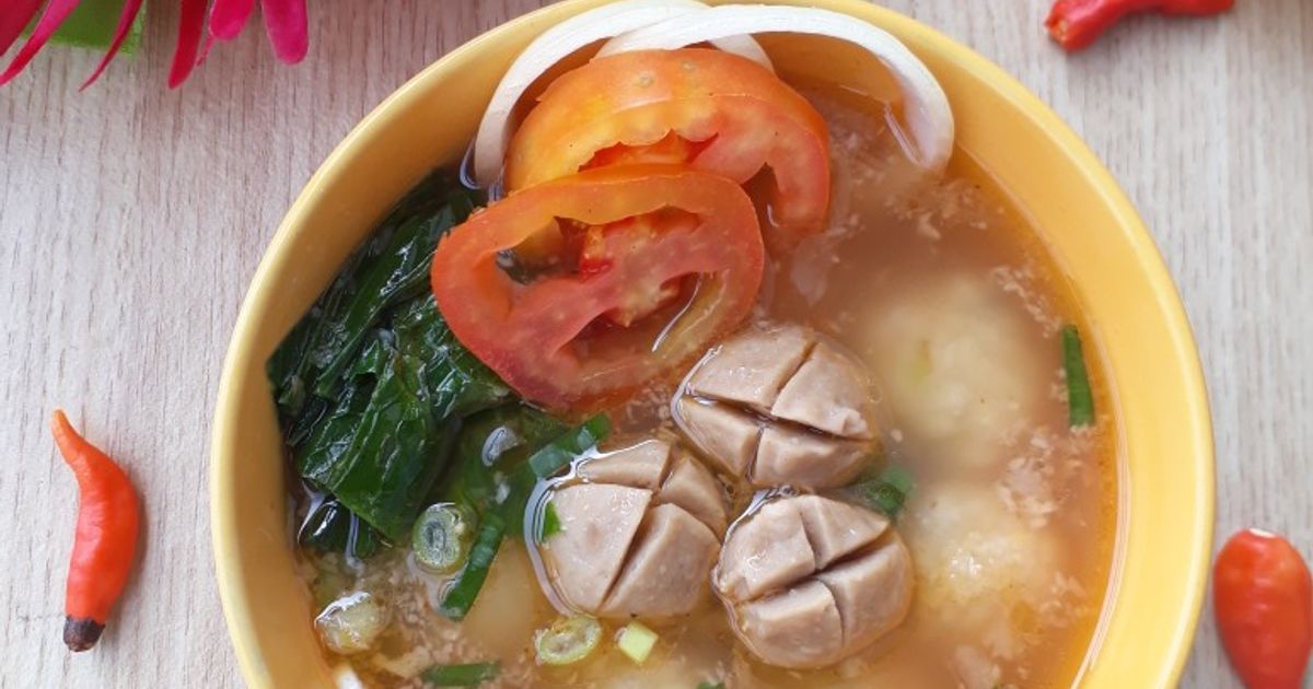 Resep Baso Cilok Kuah oleh Aini syamila - Cookpad