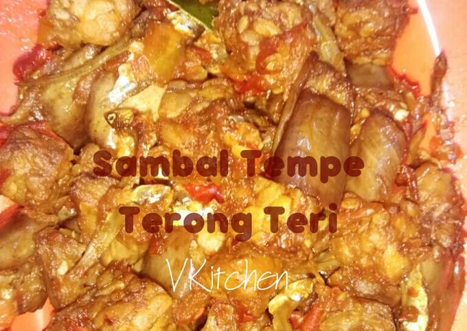 Resep Sambal Tempe Terong Teri oleh VKitchen - Cookpad