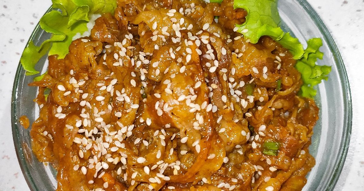Resep Beef Yakiniku Gyudon Kayak Yoshinoya oleh Nunung Kusuma Wardhani ...