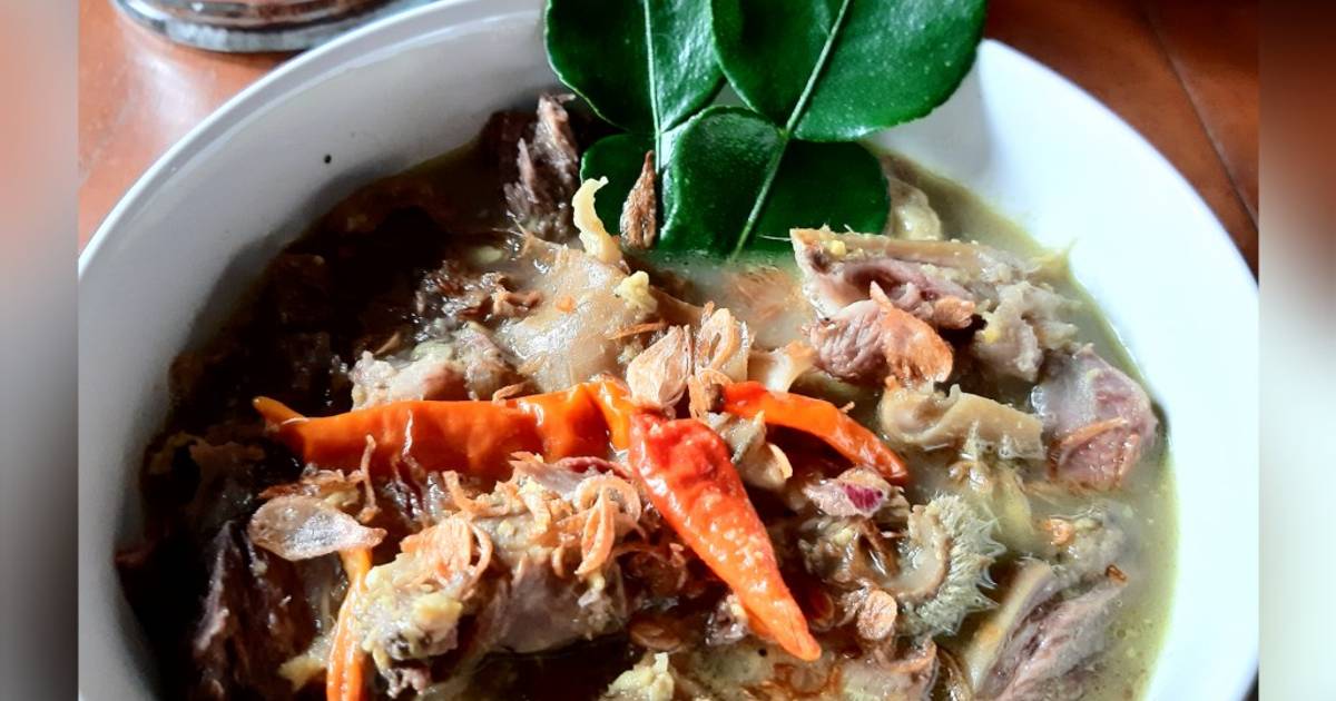 11 resep tengkleng kaki kambing enak dan mudah - Cookpad