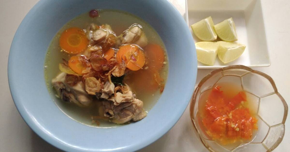 Resep Sop Ayam Pak Min Klaten oleh Sisca Rizki Aprilia - Cookpad