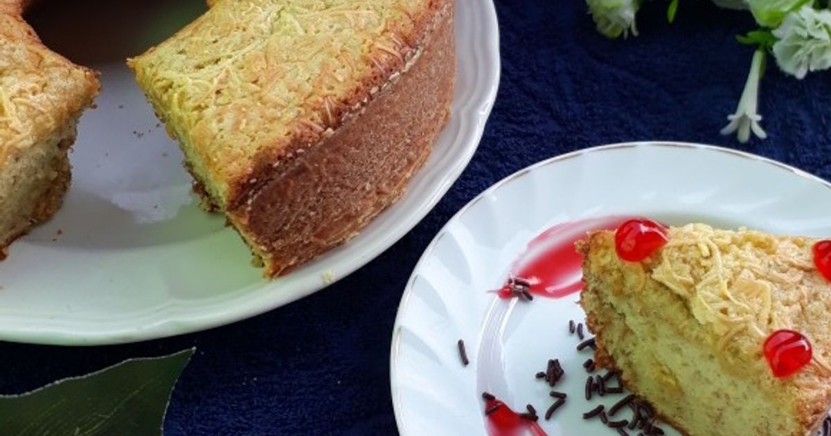 Resep Bolu Tape Keju oleh Aini syamila - Cookpad