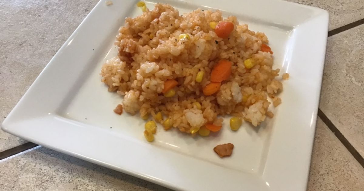 Fried Ketchup Rice Home Recipes - Cookpad