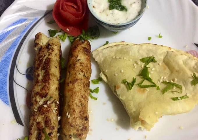 Chicken Seekh Kabab Recipe By Sami Saqib Cookpad