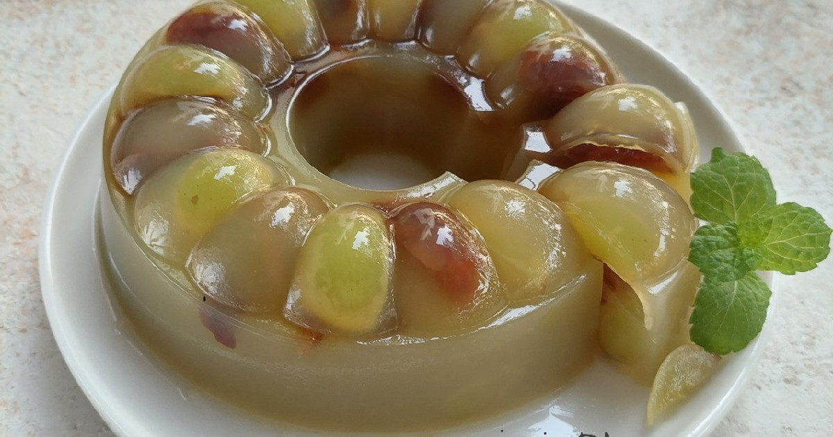 Resep 6. Puding Anggur Hijau Dan Kurma Dengan Air Tebu oleh Juni ...