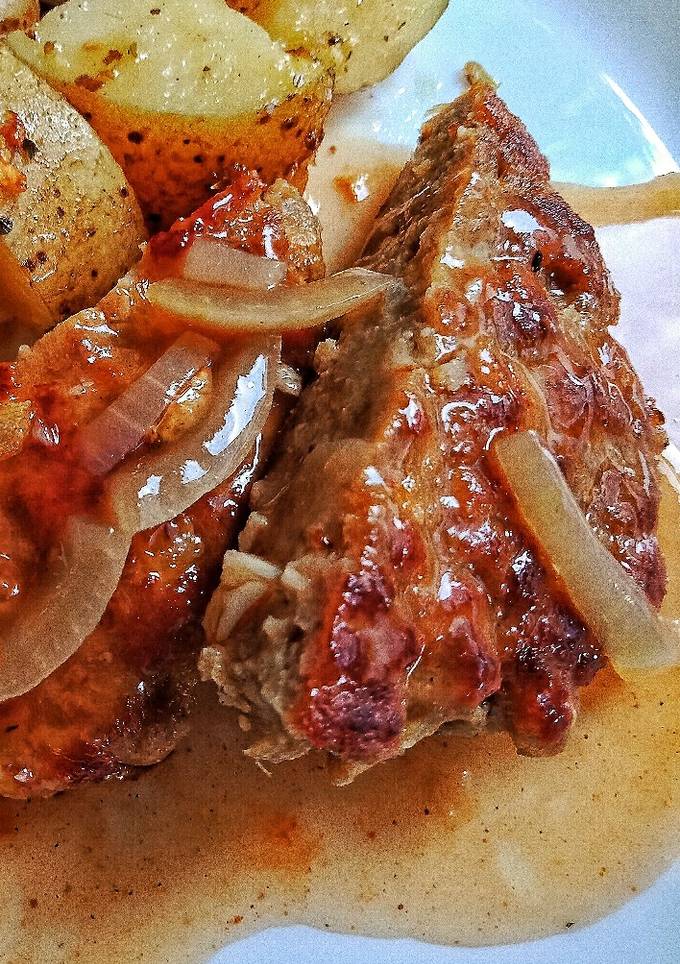 Resep Steak Daging Sapi Giling dengan Brown Sauce oleh Fajria Noviana ...