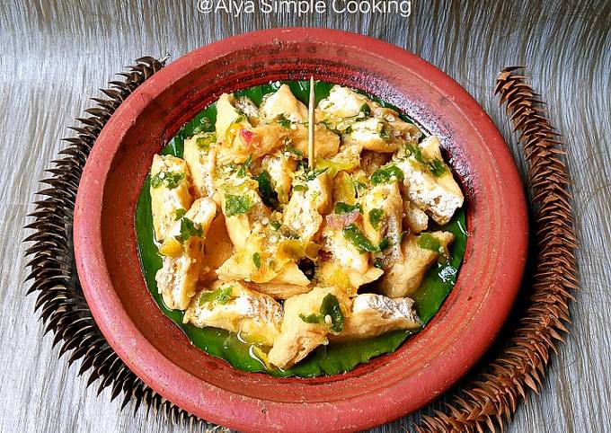 Resep Tahu Gejrot Simple oleh Alya Nurfitri🍳 - Cookpad