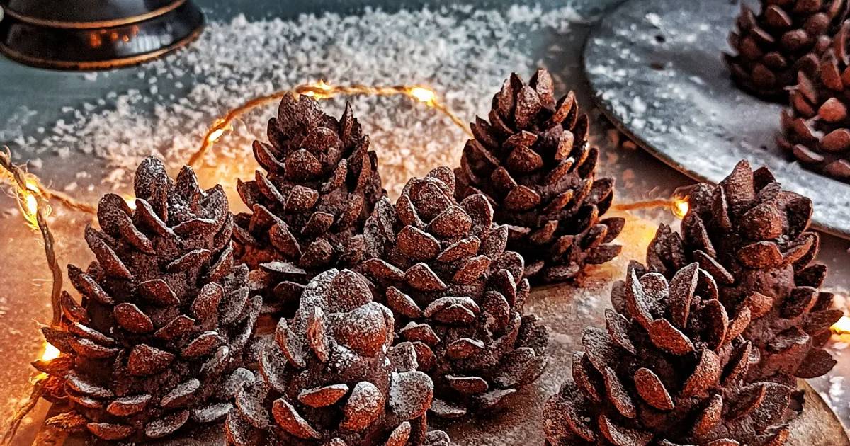 9 εύκολες και νόστιμες σπιτικές συνταγές για σοκολατένια κουκουνάρια ...