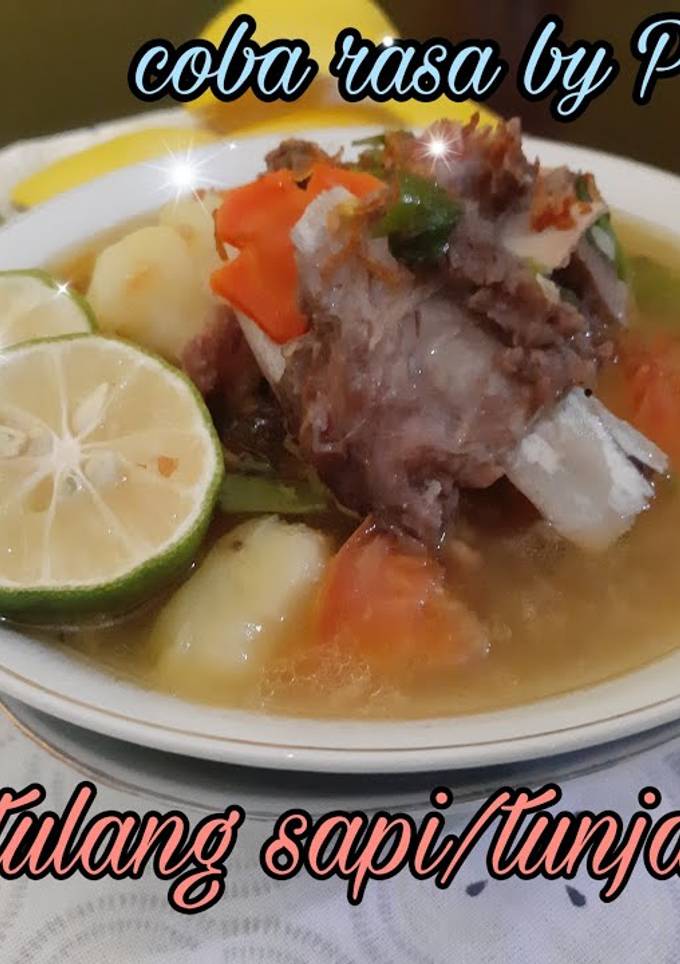 Resep RESEP MUDAH : SOUP TULANG SAPI - SOP TUNJANG oleh Coba Rasa by ...