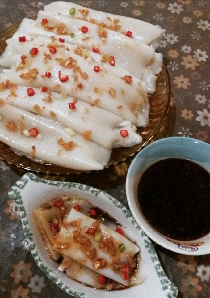 Resep Chi Cong Fan / Chee Cheong Fun / Rice Noodles Roll oleh ...