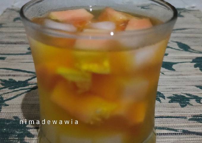 Resep Es Pepaya Segar oleh Wawia Ni Made - Cookpad