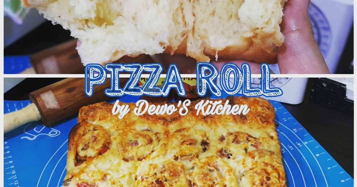 Resep Pizza Roll Ala Tintin Rayner (Killer Soft Bread) oleh Dewo ...