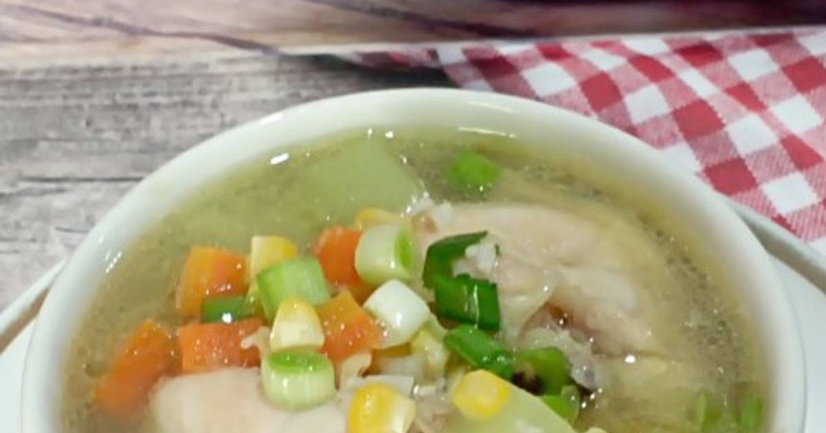 Resep #691 Sop Ayam Labu Siam oleh Ratih Anita Dewi - Cookpad