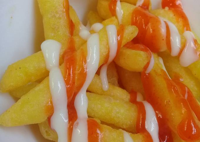 Resep Cheesy long fries oleh Anna Yuliana - Cookpad