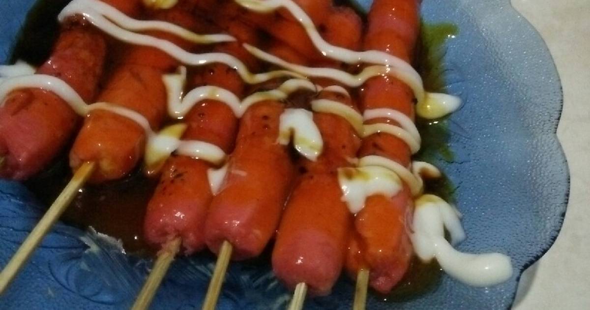 Resep Sosis panggang with saos tomat dan mayones oleh Siti Fajar ...
