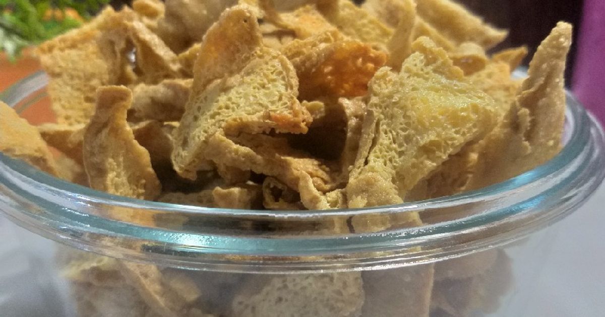 Resep kerupuk tahu rumahan enak dan mudah - Cookpad