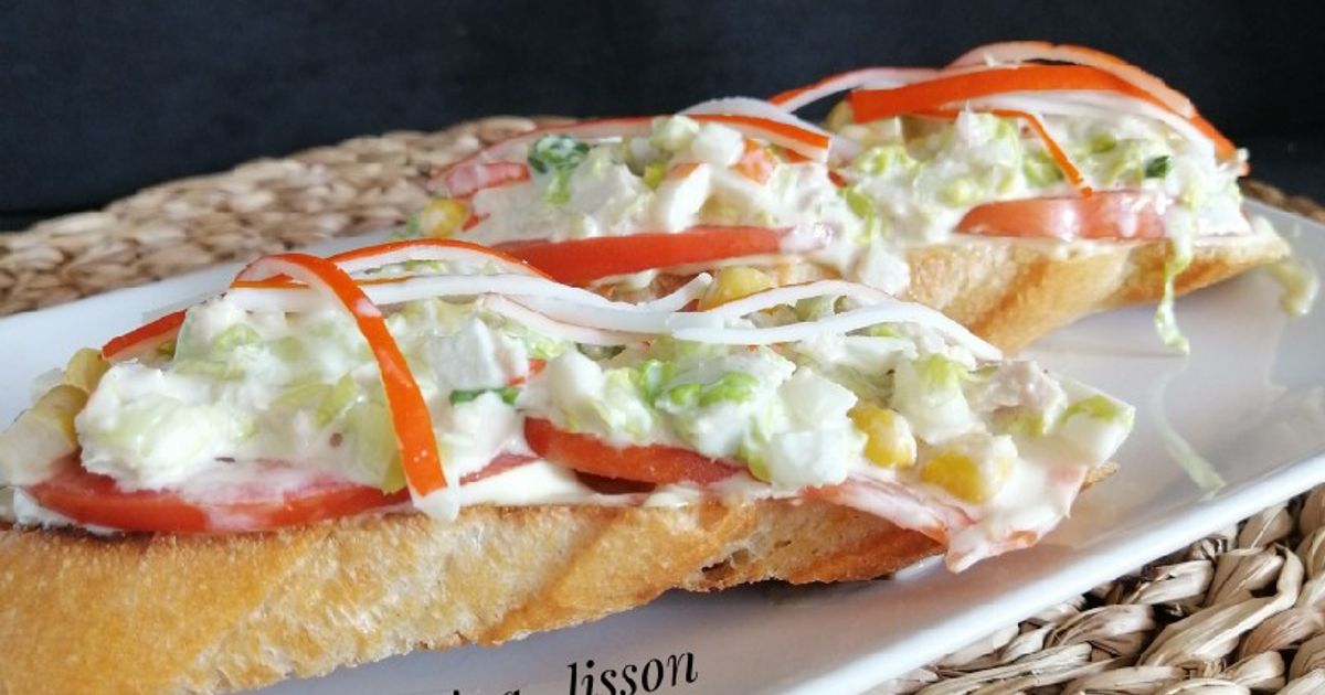 45 recetas muy ricas de tostada de palitos de cangrejo compartidas por ...