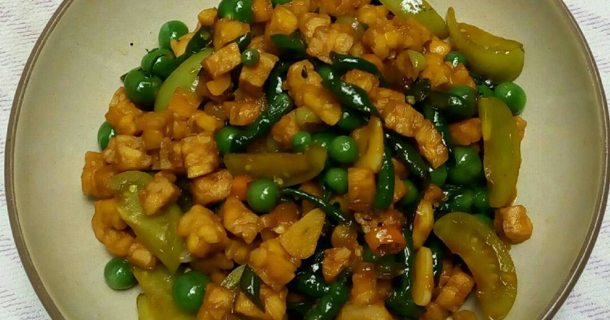 Resep tempe leunca cabe ijo rumahan enak dan mudah - Cookpad