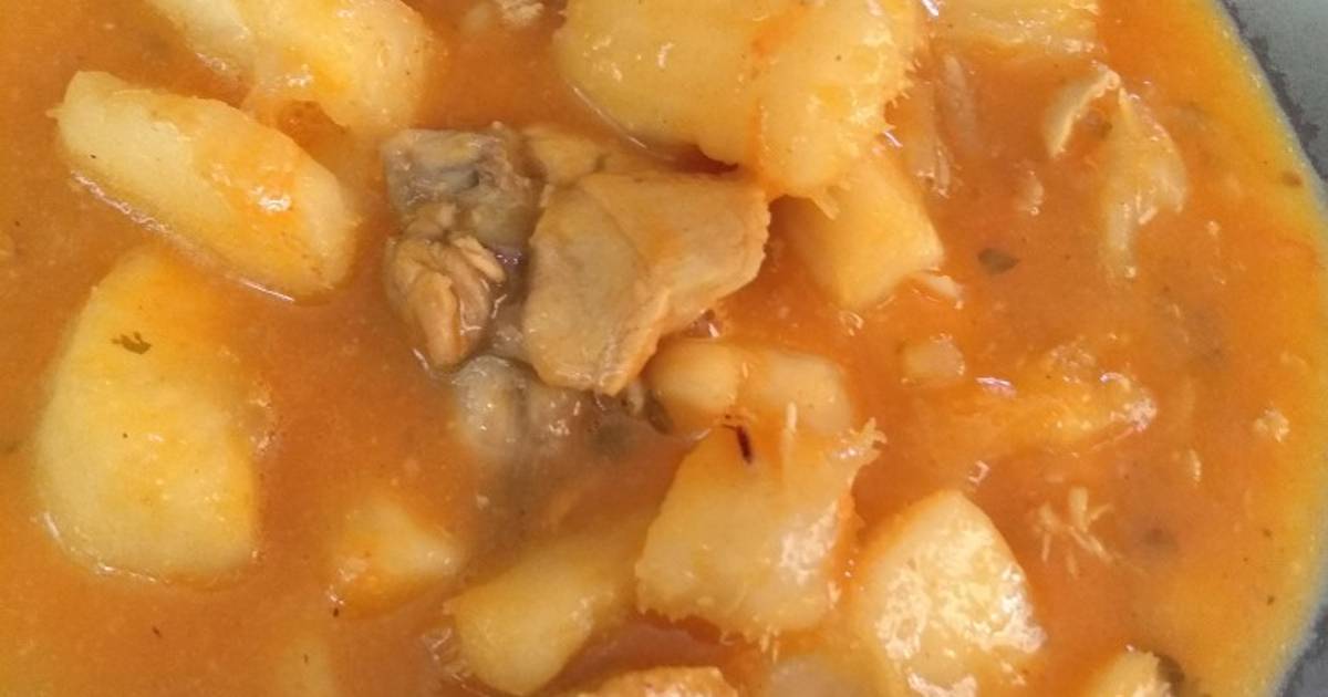 Katogo cassava n chicken #authors marathon Recipe by Ruby Verma - Cookpad