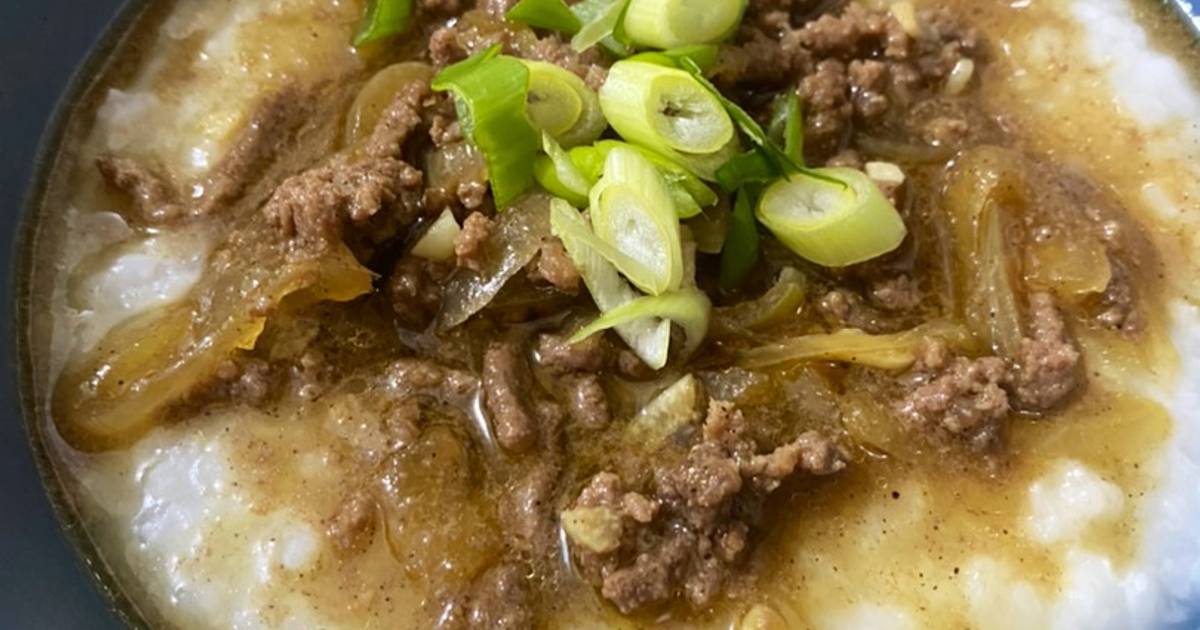 2.647 resep bubur daging sapi praktis enak dan mudah - Cookpad
