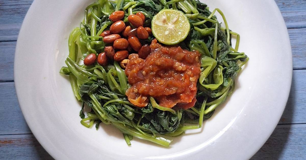 Resep 95. Plecing kangkung oleh BuDaHanz - Cookpad