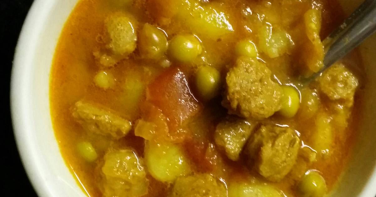 Soya bean matar Aalu Recipe by Versha Tuteja - Cookpad