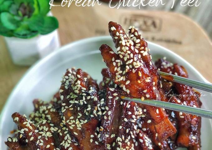 Resipi Dakbal (Korean Chicken Feet) oleh Kakak Faa - Cookpad
