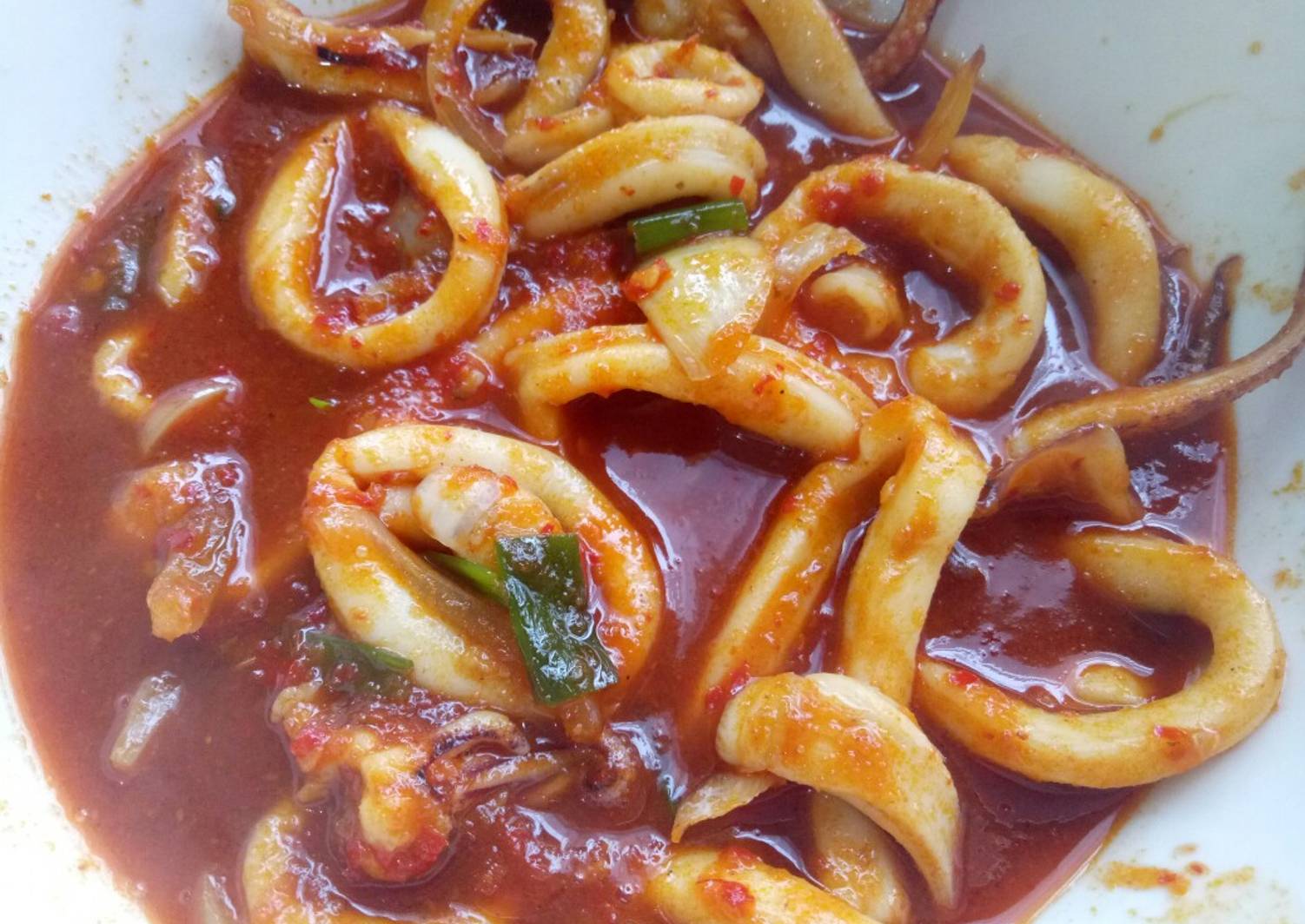 Resep Cumi saos padang oleh Bunda Zayn - Cookpad