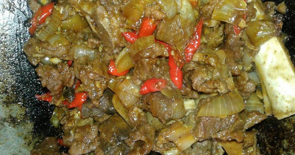 Resep Oseng tetelan n tulangan kambing oleh mama riza - Cookpad