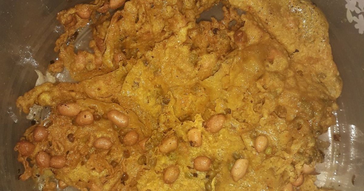 Resep Rempeyek Kacang Renyah Krezz.. Krezz. oleh Rachma - Cookpad