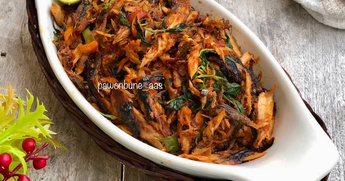 Resep Tongkol Cakalang Asap Suwir Pedas A Ka Pampis Ikan Oleh